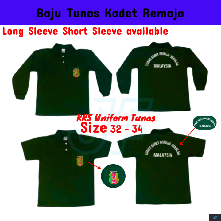 Baju Tunas Kadet Remaja Sekolah ( KRS ) Uniform Sekolah / School ...