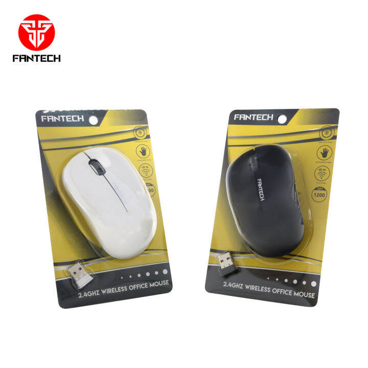 HOB Fantech W188 W-188 Wireless Mouse Optical Office Mouse Responsive ...