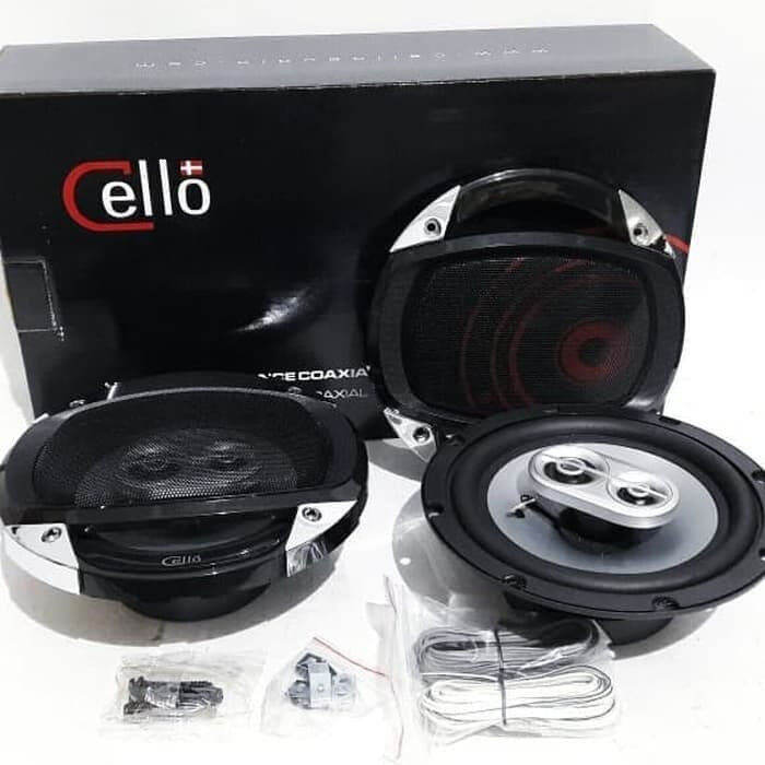 Cello Coaxial 1 Speaker Coaxial 3 way Mobil Ukuran 6.5 Inch | Lazada ...