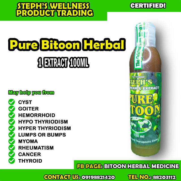 Stephs Pure Bitoon Extract 1pc 100ml | Lazada PH