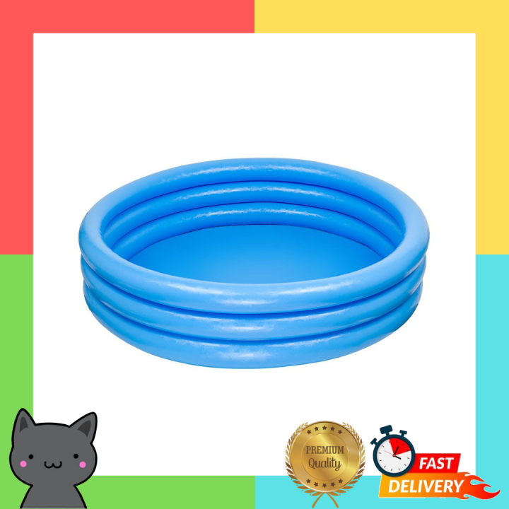 💧INTEX High Quality Kolam Air kanak kanak Crystal Blue Inflatable ...