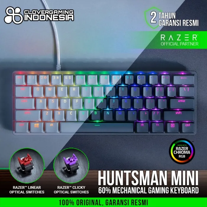 Razer Huntsman Mini 60% - Mechanical Gaming Keyboard | Lazada Indonesia