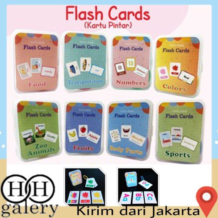 HH FLASHCARD/ FLASH CARD KARTU BELAJAR ANAK KARAKTER MAINAN EDUKASI ...