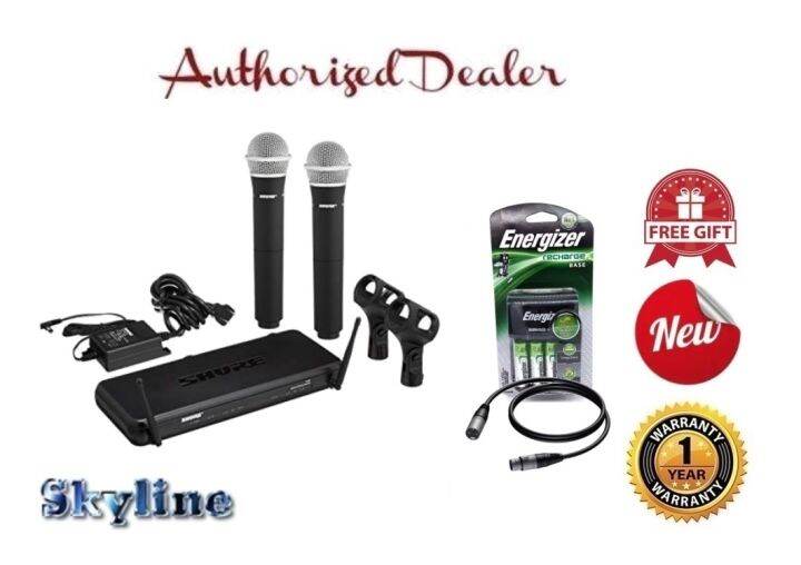 Shure SVX288/PG58 Wireless Microphone System | Lazada