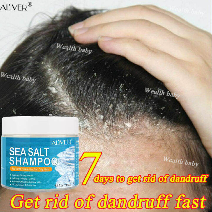 ALIVER Sea Salt Anti Dandruff Shampoo Anti-dandruff factor from sea ...