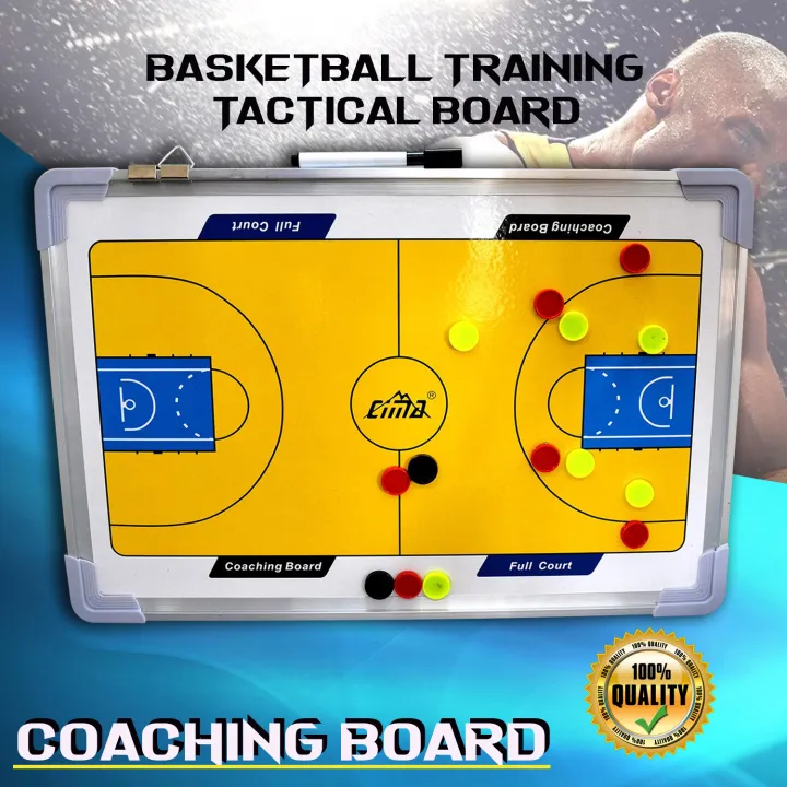 Basketball Coaching Board - 2 Sided - with Numbers (Erasable) by ...