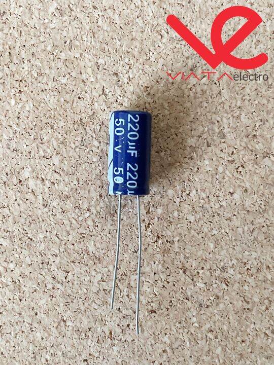 KAPASITOR ELCO 220UF 50V (10 BUAH) KAPASITOR CAPACITOR ELKO KAPASITOR 220 UF 50 V | Lazada Indonesia