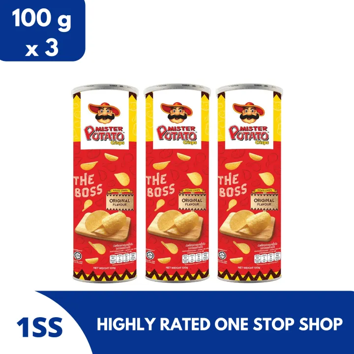 Mister Potato The Boss Original Flavor, 100g set of 3 | Lazada PH