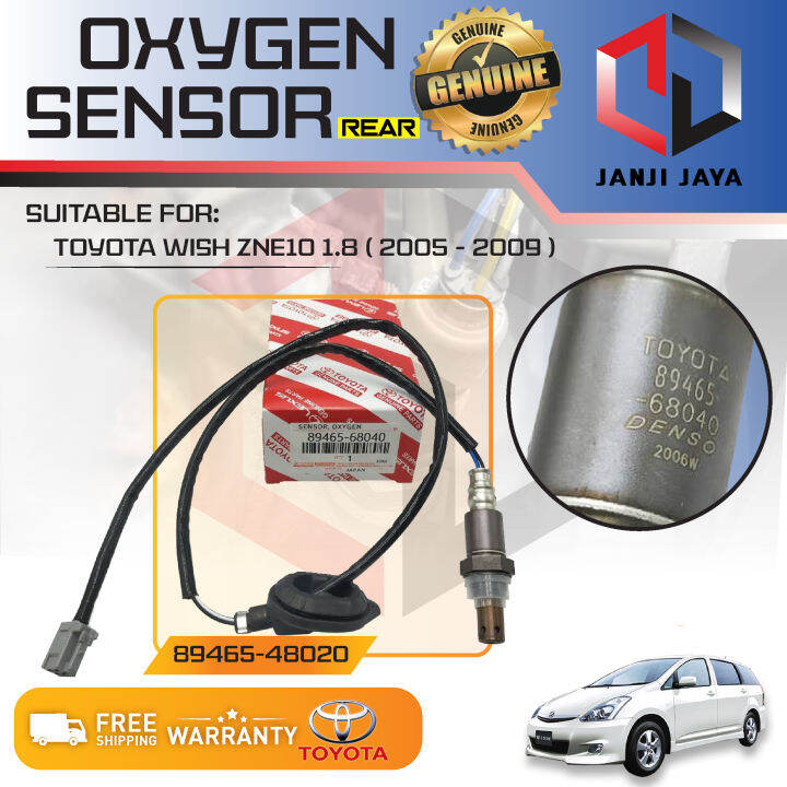 OXYGEN SENSOR TOYOTA WISH ZNE10 1.8cc 2005-2009 89465-68040 89467-12010 ...