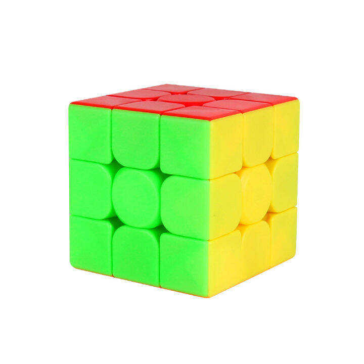 3x3x3 Magic Cube Stickerless Cube Puzzle Professional Speed Cubes ...