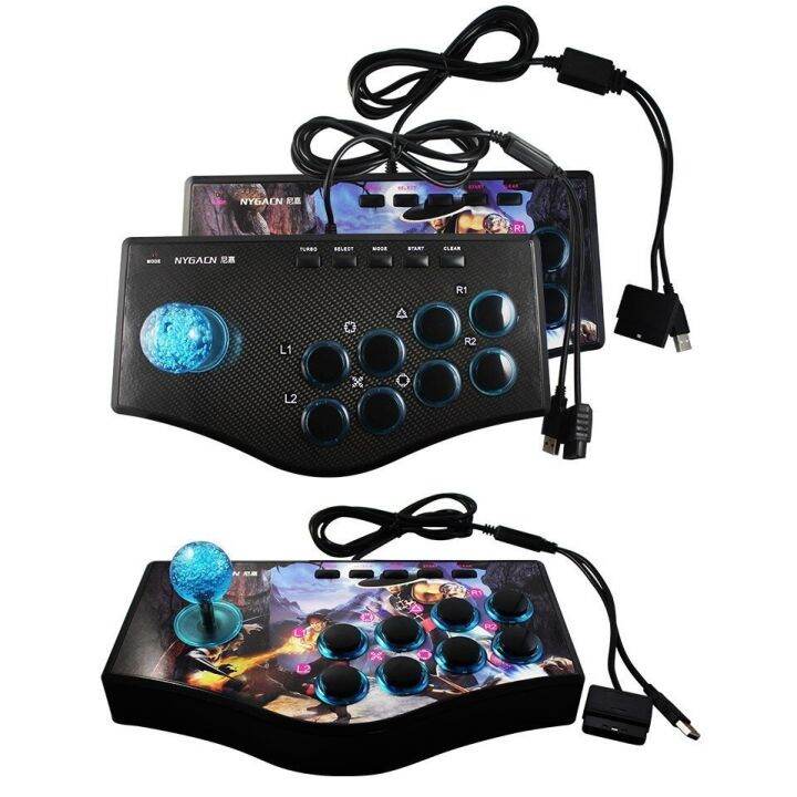 Nygacn Game Arcade Controller Usb Rocker Joystick Gamepad Fighting