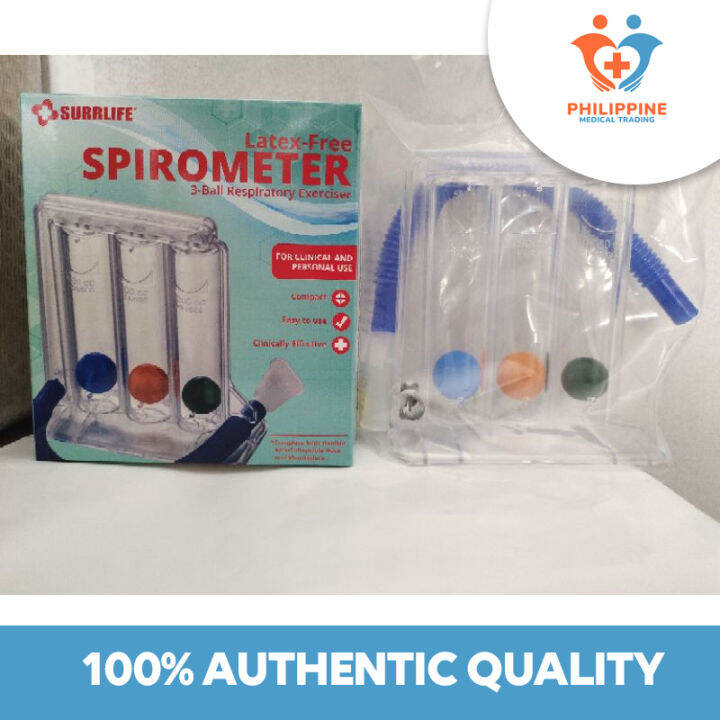 Deep Breathing Lung Exerciser 3 ball (SPIROMETER) Latex Free | Lazada PH