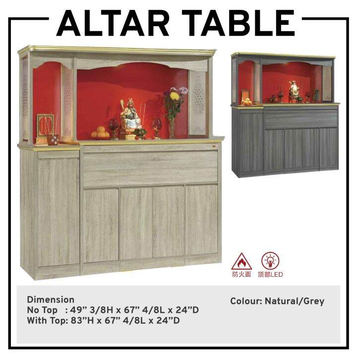 Prayer Table Altar Table Altar Cabinet Prayer Cabinet Table | Lazada