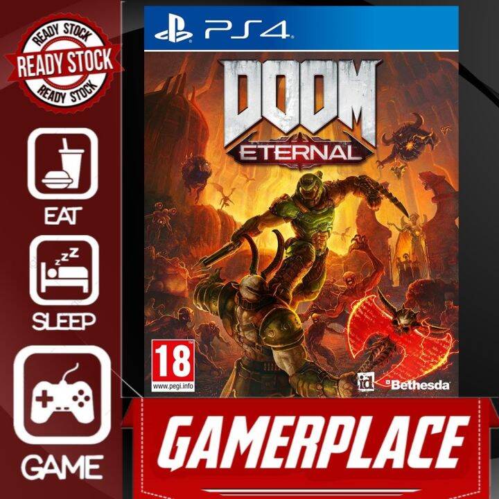 PS4 DOOM Eternal (English*Disc*New Seal) 毁灭战士：永恒 | Lazada
