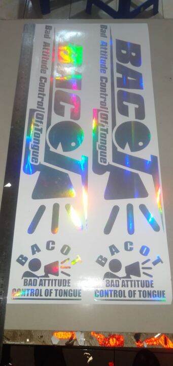 CUTTING STICKER BACOT HOLOGRAM / LASER CHROME 1 SET SCOOPY VESPA DLL ...