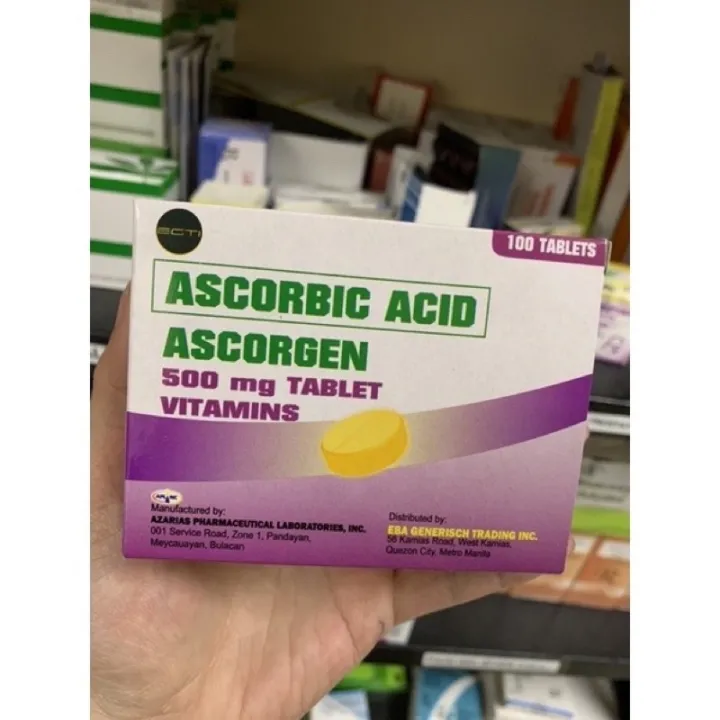 Ascorbic Acid (ASCORGEN / BETTER C / SUPRA C/ BOOSTER C / ENOCEE ) 500 ...