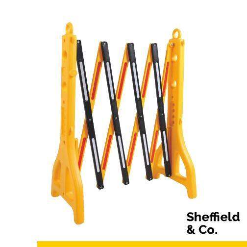 Sheffield Plastic Extendable Traffic Barricade, 100cm (JC2204) | (2 pcs ...