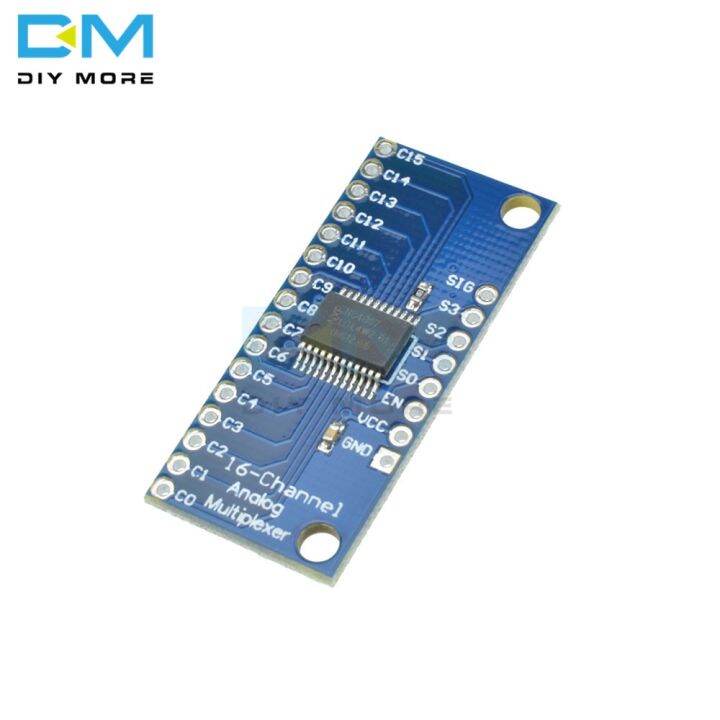 Seasboat 16CH Analog Digital MUX Breakout Board CD74HC4067 Precise Module for Arduino 16-Channel ...