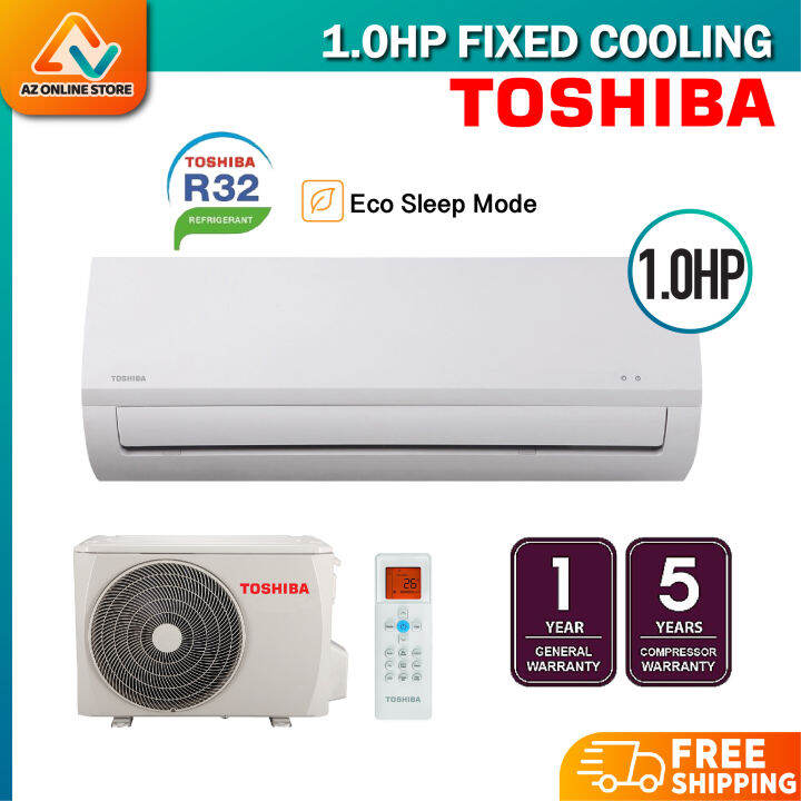 Toshiba 1HP R32 Air Conditioner RAS-H10J2KG 1.0HP Air Cond Energy ...