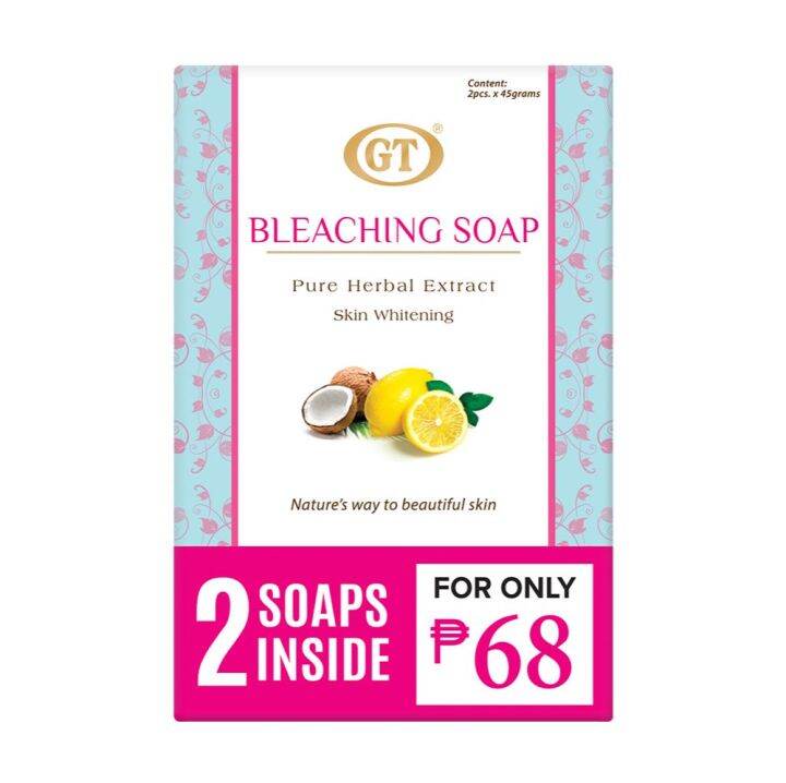 GT Bleaching Soap Skin Whitening 2n1 pack | Lazada PH