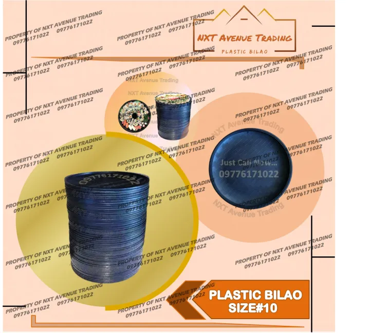 PLASTIC BILAO ( size 10 inch ) 10pcs per order | Lazada PH
