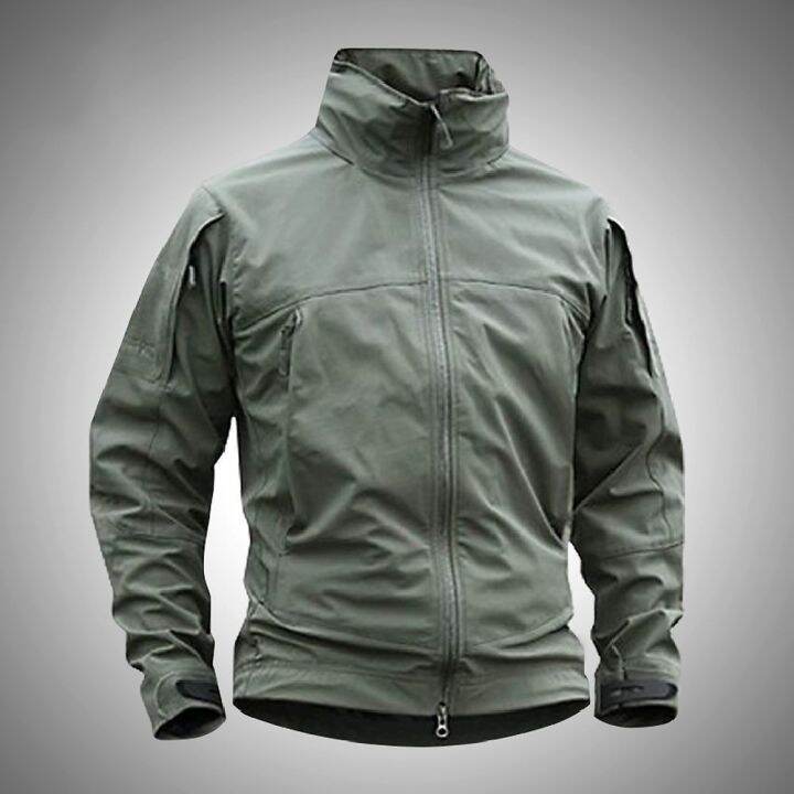 Soft shell tactical ski-wear military enthusiasts male money jacket ...