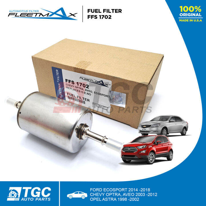 Fleetmax Fuel Filter / Fuel Cleaner FORD ECOSPORT 2014 -2018 / CHEVY ...