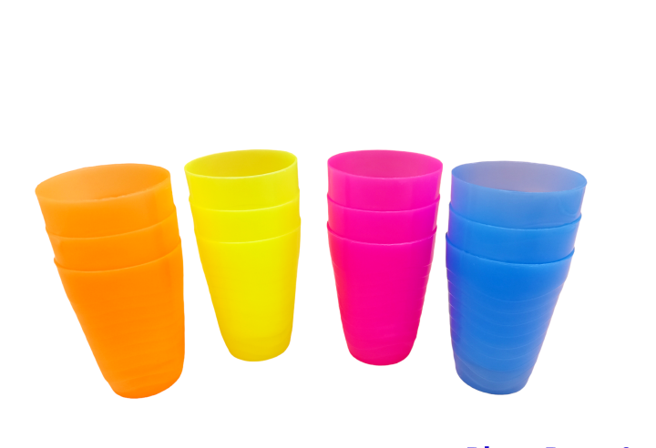 ( 4inch ) Plastic baso Candy Color Dining Cup Party Drinking Cups Baso ...