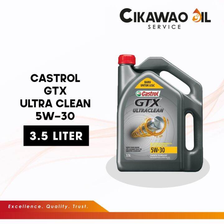 Castrol GTX Ultra Clean 5W-30 3,5L | Lazada Indonesia