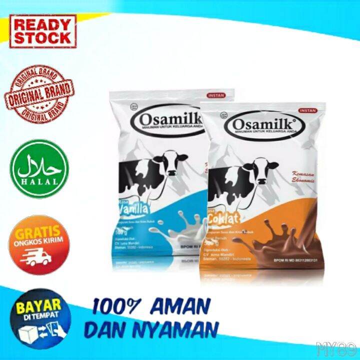 PAKET 2 SUSU OSAMILK 500gr (BPOM) SUSU GEMUK MIX VARIAN RASA | Lazada ...