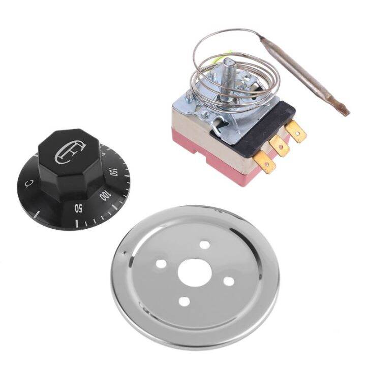 Micro Thermostat AC 250V 16A 50 to 300 Degrees Celsius Temperature ...