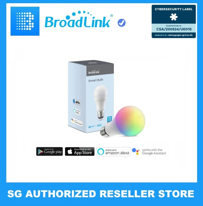 BroadLink LB27 R1 - Smart Wifi LED Light Bulb, RGB (16 Million Colours ...