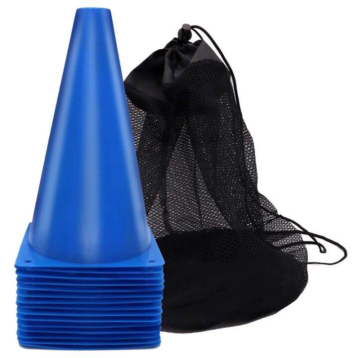 15 Pack 9 Inch Traffic Training Cones,Agility Field Marker Cones,for ...