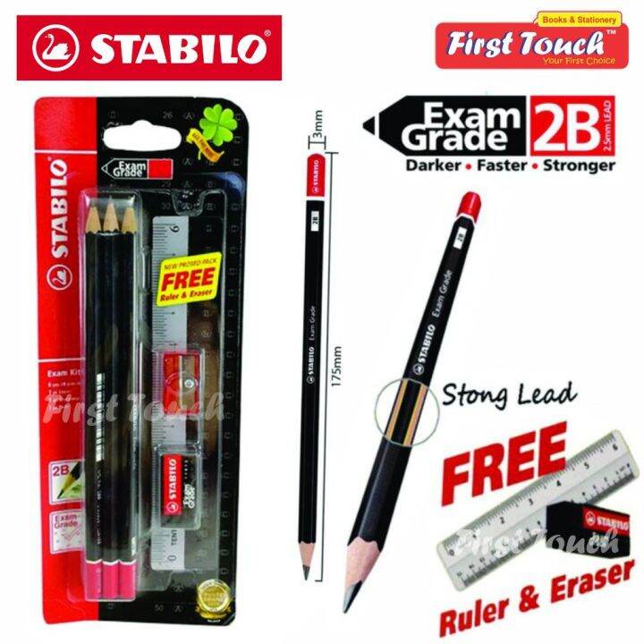 Stabilo Exam Grade Standard Exam Kit Stationery Set 288BL6S1 | Lazada