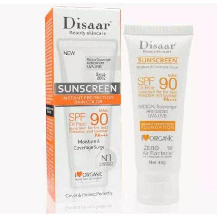 DISAAR SUNBLOCK/SUNSCREEN SPF90 PA+++ TONE UP CREAM - Sun block wajah ...
