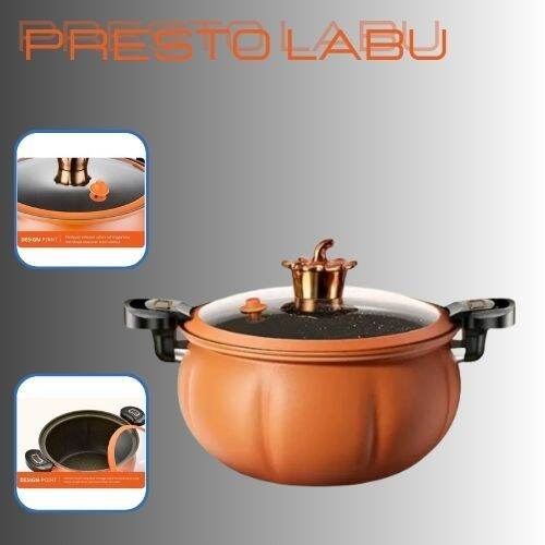 Panci Presto Bentuk Labu Anti Lengket Ukuran Jumbo Kapasitas 7,5L Panci ...