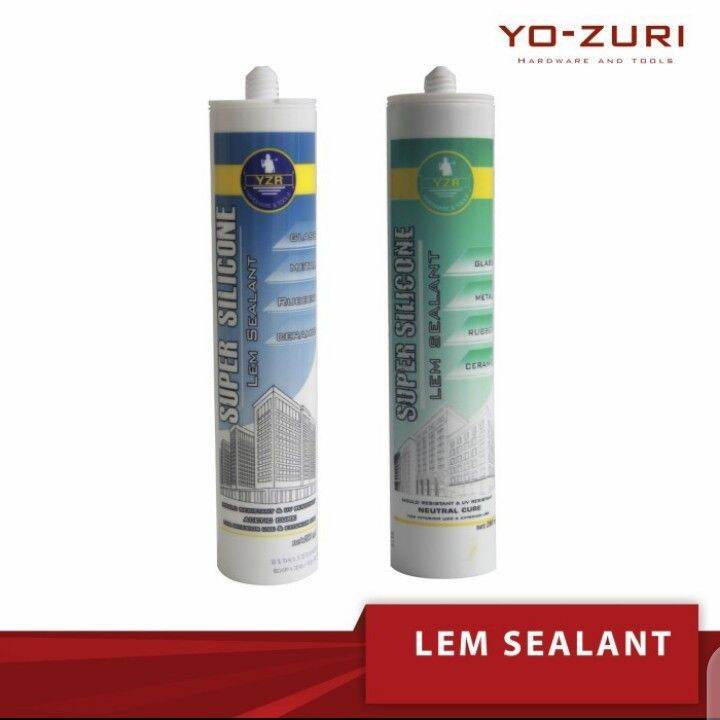 LEM KACA AQUARIUM HITAM / PUTIH / LEM SEALANT SILICONE | Lazada Indonesia
