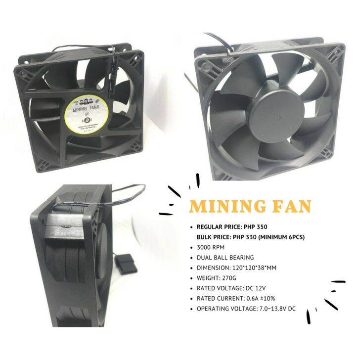 Hot sale 12v 120mm High Speed Fan 3000RPM 12038 Crypto Mining Fan ...
