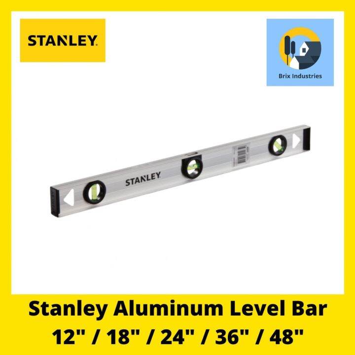 Stanley Aluminum Level Bar 12 18 24 36 48 Thrifty Levels Aluminum and ...