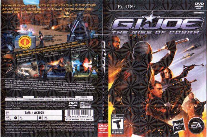 PS2 GAME G.I JOE : THE RISE OF COBRA | Lazada