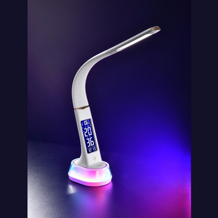 LED RGB ambiance Desk Lamp, Table Lamp Dimmable, Foldable Desk Light ...