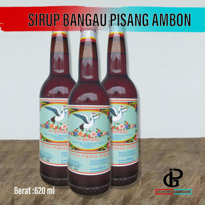 Sirup Bango / Sirup Bangau rasa Pisang Ambon 620ml | Lazada Indonesia