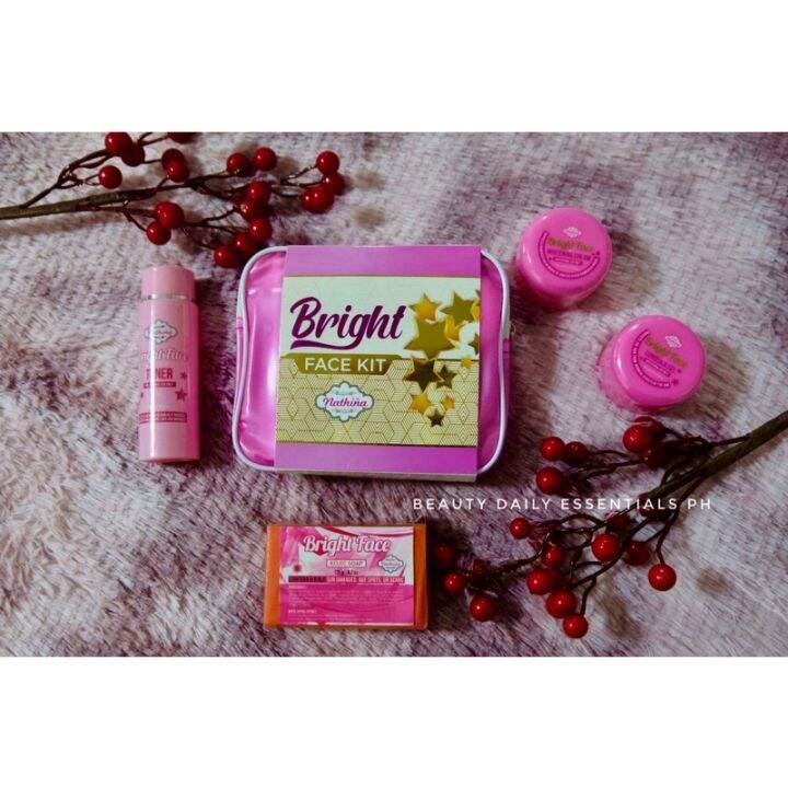 Nathiña Bright Face Kit (BFK) Authentic with FREEBEE | Lazada PH