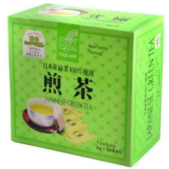 ชาเขียวญี่ปุ่น Japanese green tea ตรา OSK 100 กรัม | Lazada.co.th