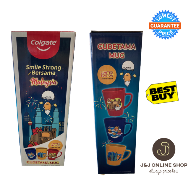 Colgate Gudetama Mug Limited Edition Collection Set | Lazada
