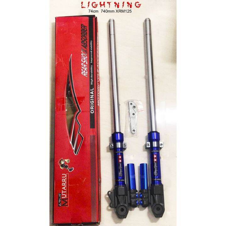 XRM125 Stage Speed Mutarru front shock alloy w/air tank | Lazada PH