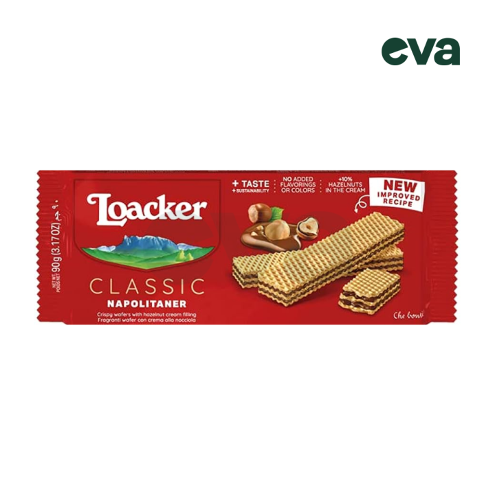 [HALAL] (ITALY MADE) LOACKER CLASSIC NAPOLITANER 90G | Lazada