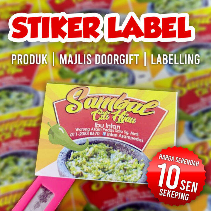 Custom Print & Cut Sticker (Mirrorcoat) | Lazada