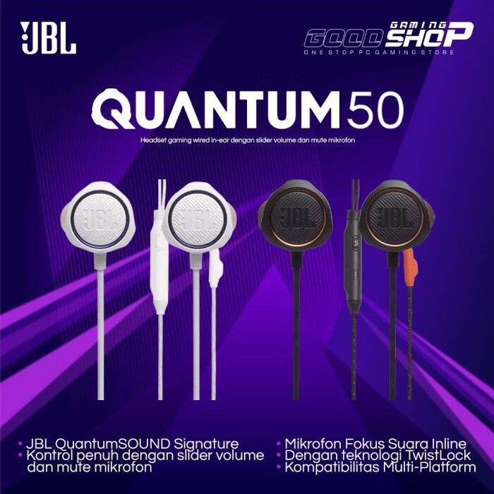 JBL Quantum 50 - Gaming Earphone | Lazada Indonesia