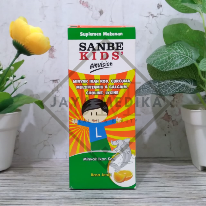 Sanbe Kids Emulsion Rasa Jeruk 200 ml | Lazada Indonesia